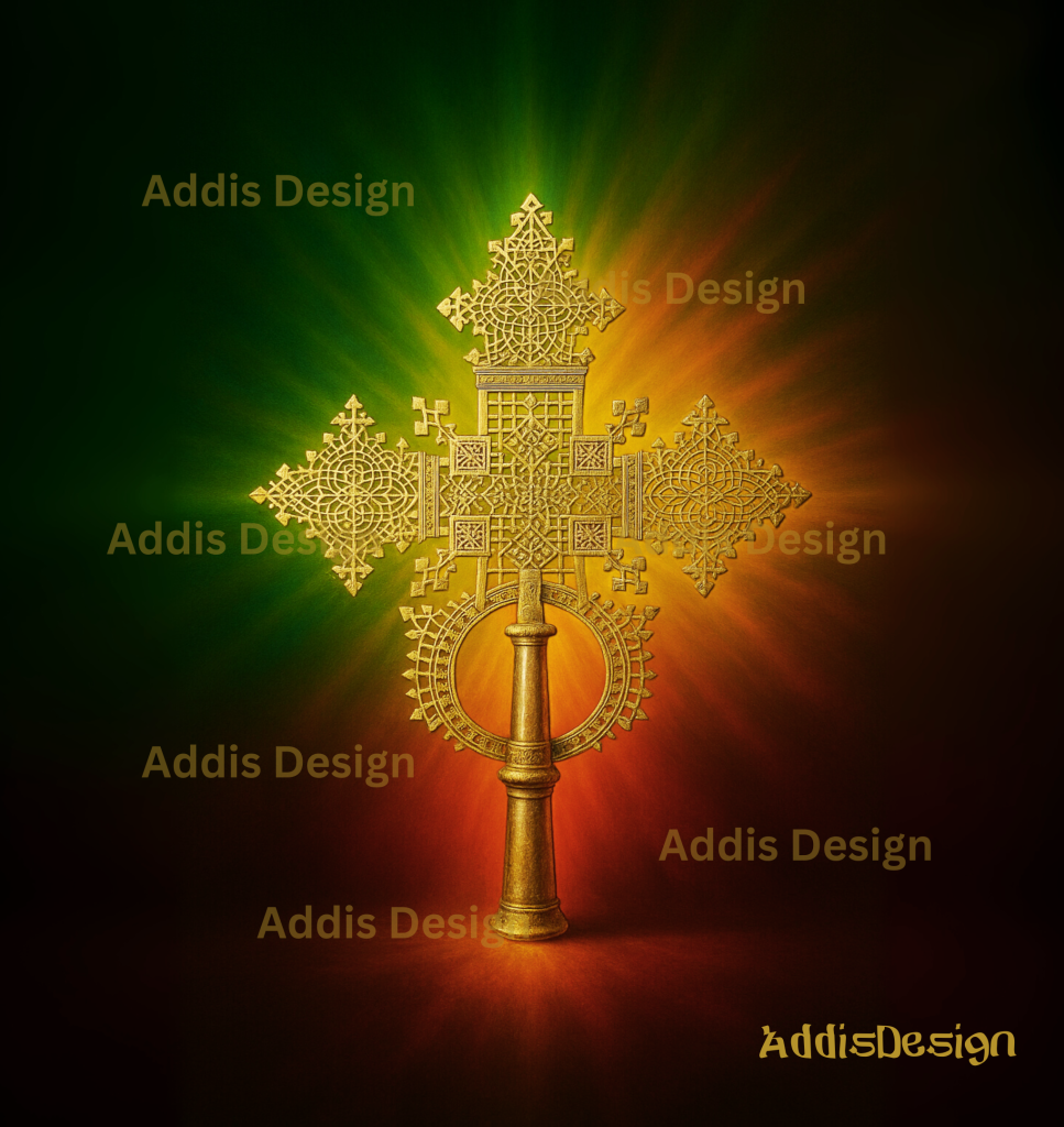 Ethiopian Meskel Design Wall Art - Addis Design